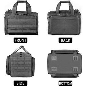 Bags | Tactical Gun Range Bag For Handguns And Ammo Shooting Duffle ...